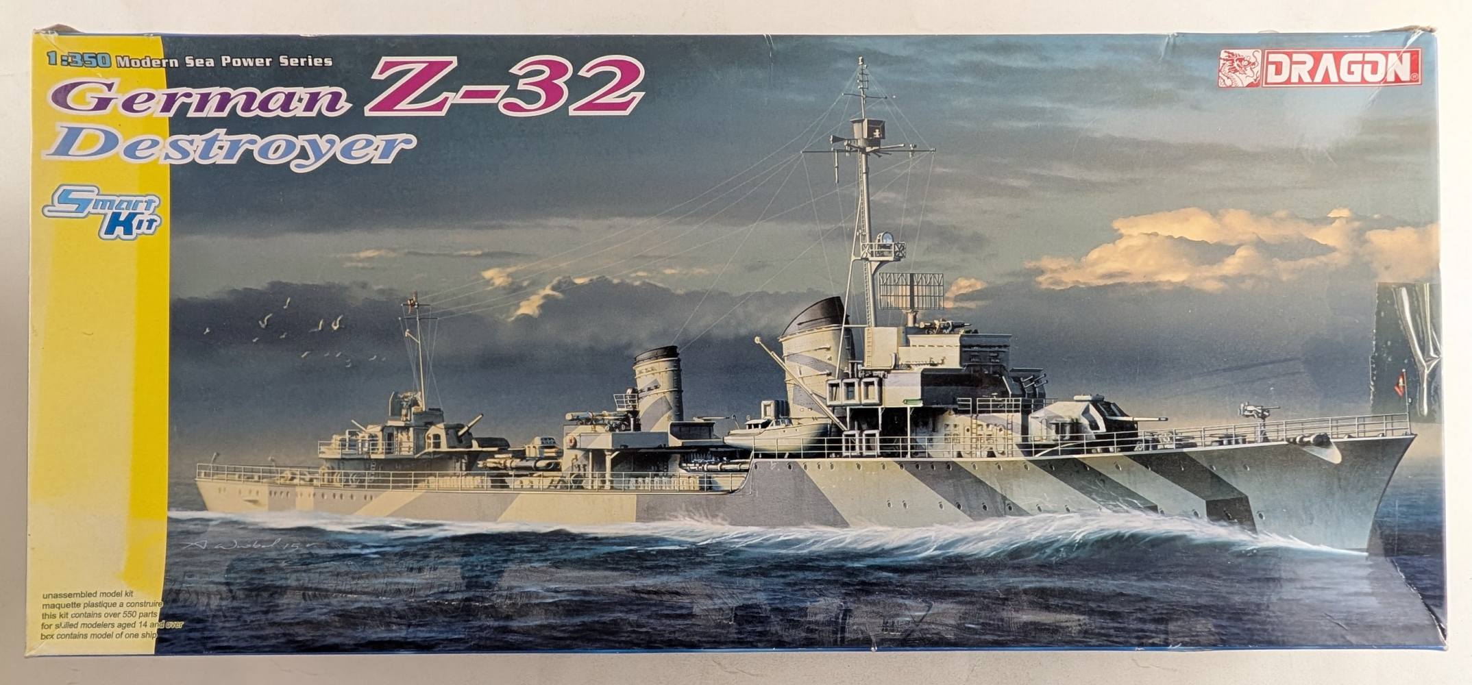 Dragon 1065 German Z-32 Destroyer Model Kit | Model Ships Kits