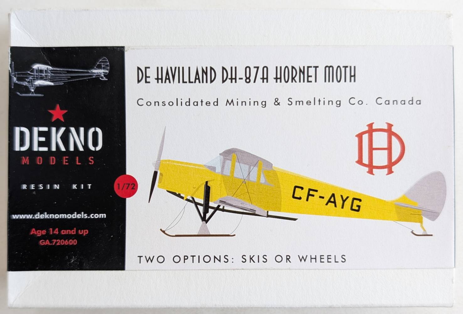 720600 DE HAVILLAND DH-87A HORNET MOTH