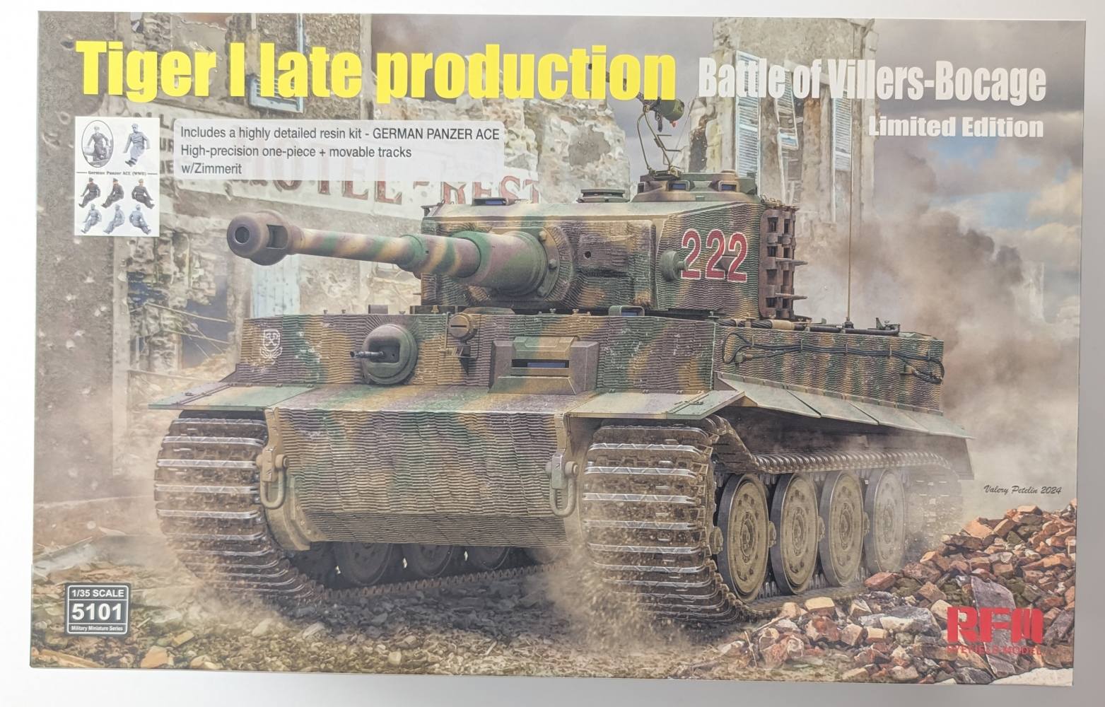 Rye Field Model 5101 Tiger I Late Production Model Kit | Military Model ...