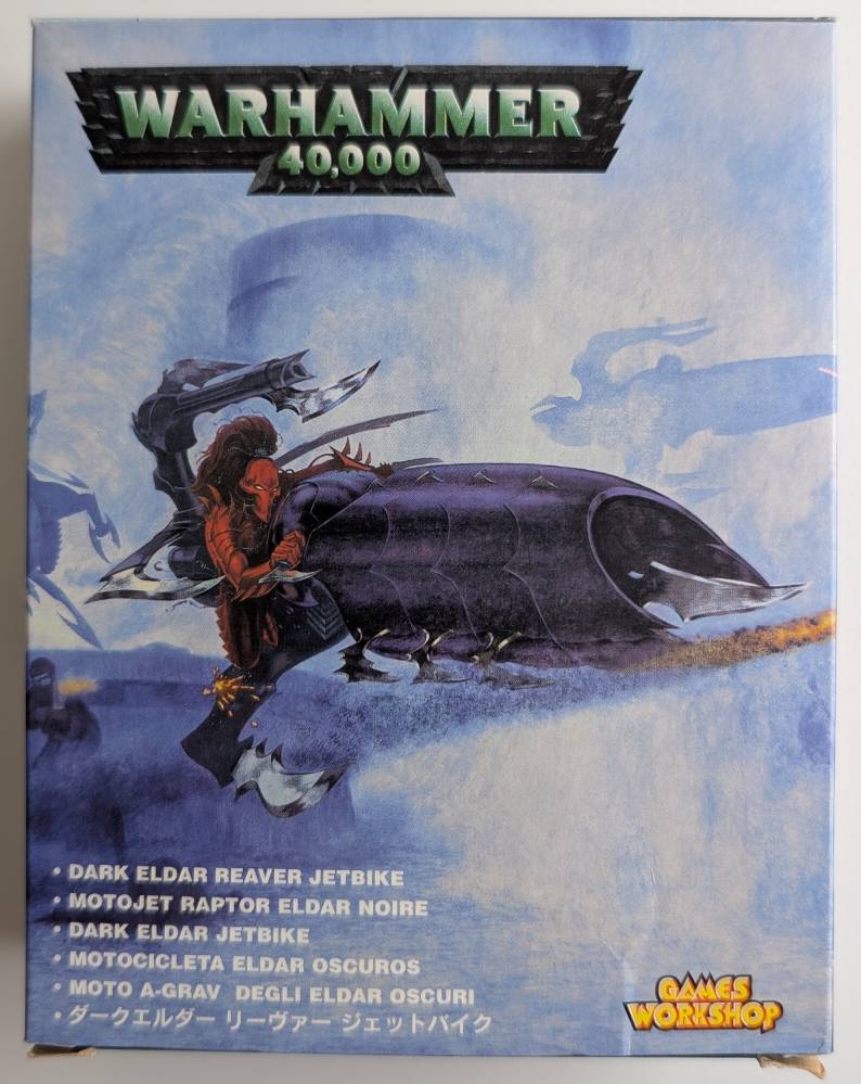 Games Workshop Warhammer 40,000 Dark Eldar Reaver Jetbike Model Kit ...