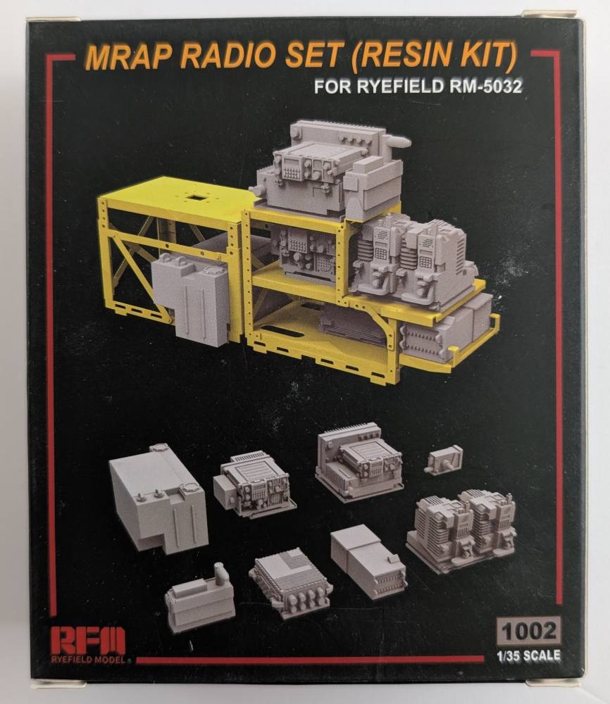 Rye Field Model 1002 Mrap Radio Set Model Kit | Military Model Kits