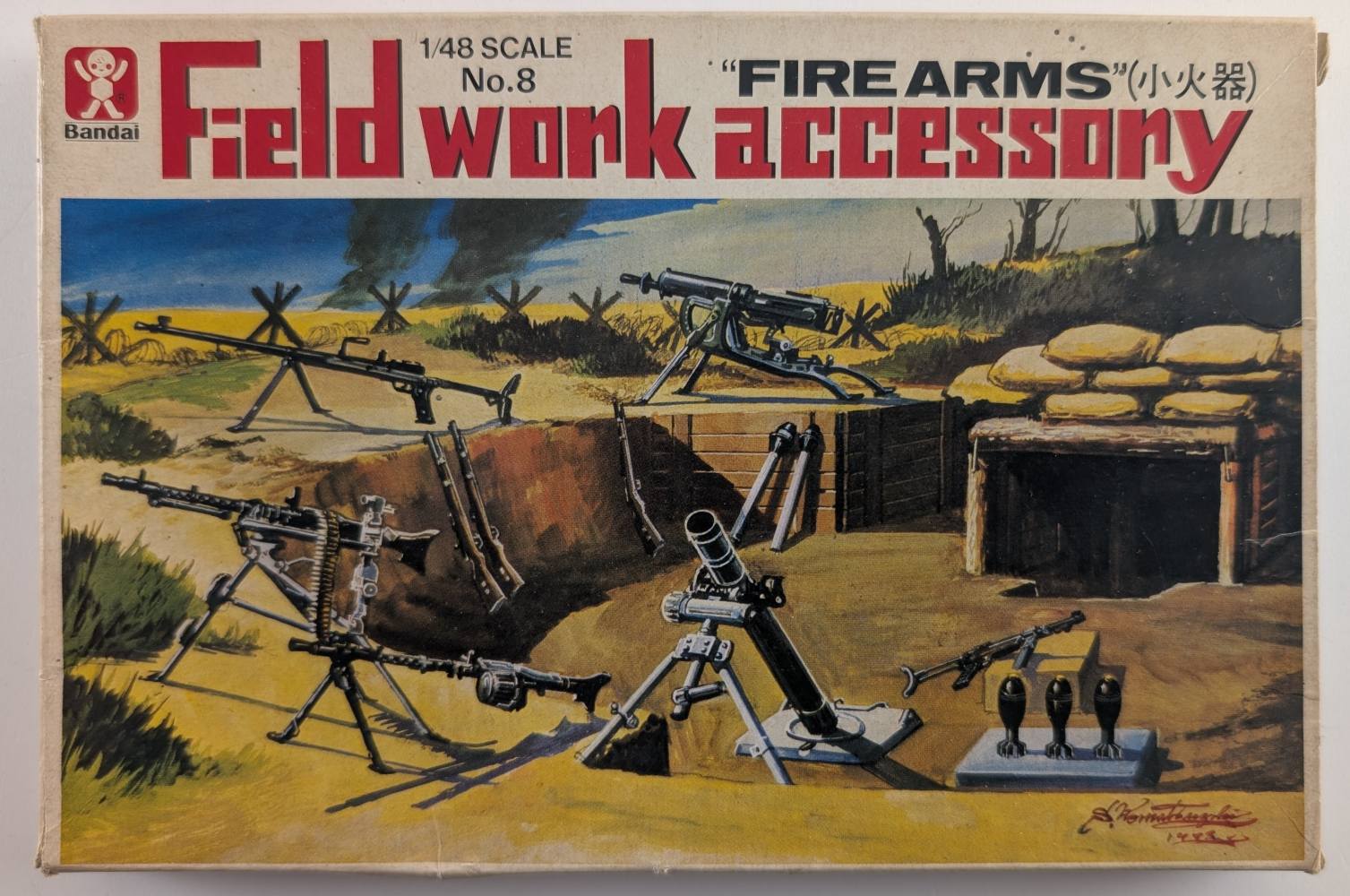 Bandai 8251 No.8 Field Work Accessory Firearms Model Kit | Military ...