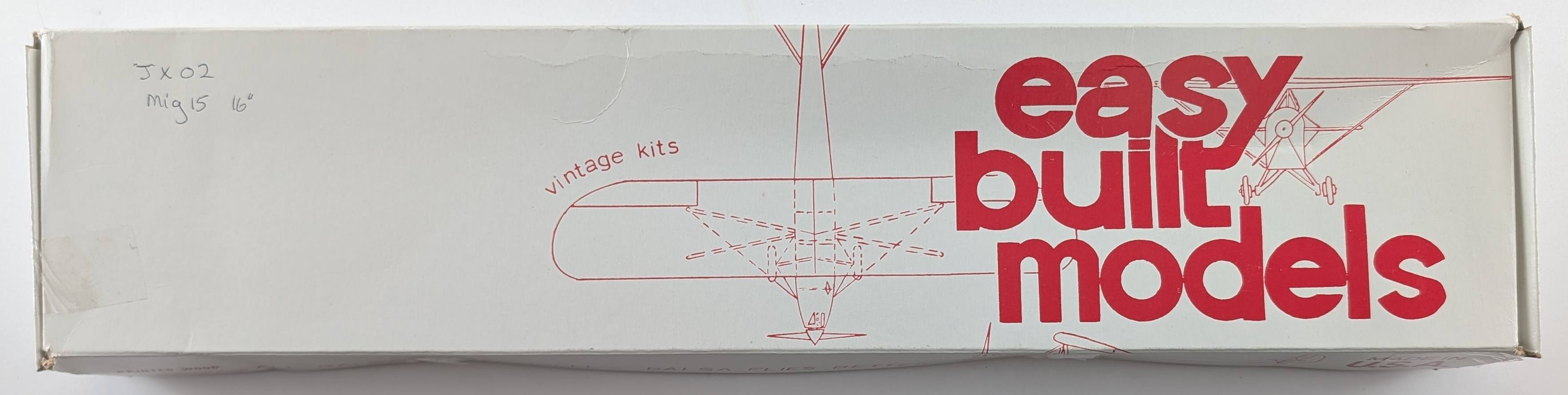 Easy Built Models Jx02 Mig 15 Model Kit | Aircraft Model Kits