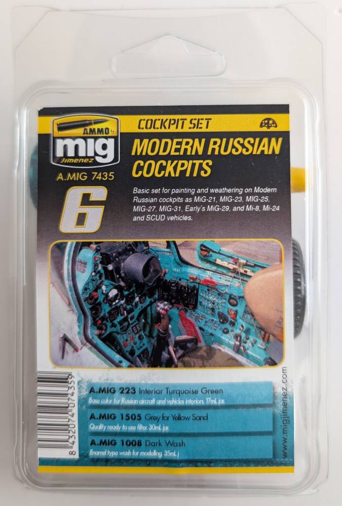 Model Paint Kits | Ammo By Mig Jimenez 7435 Modern Russian Cockpits ...