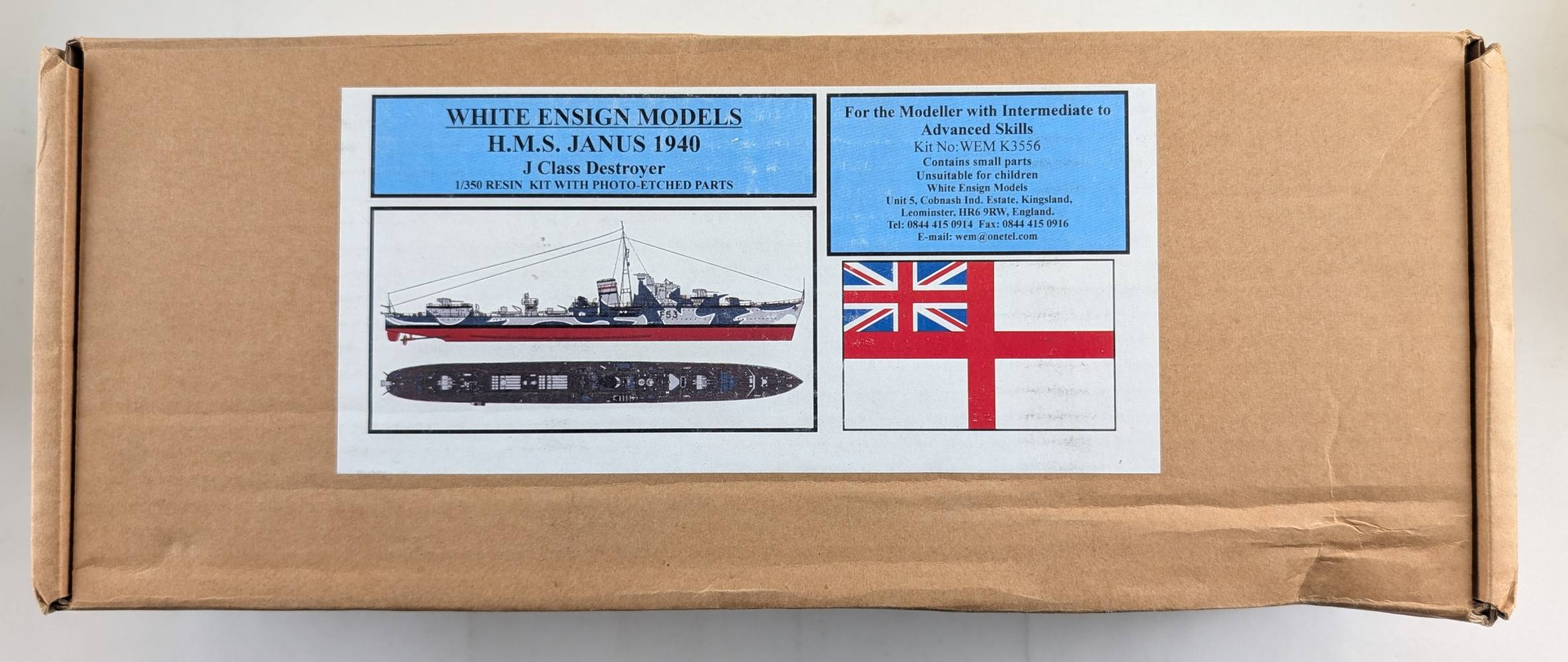 H.M.S JANUS 1940 J CLASS DESTROYER