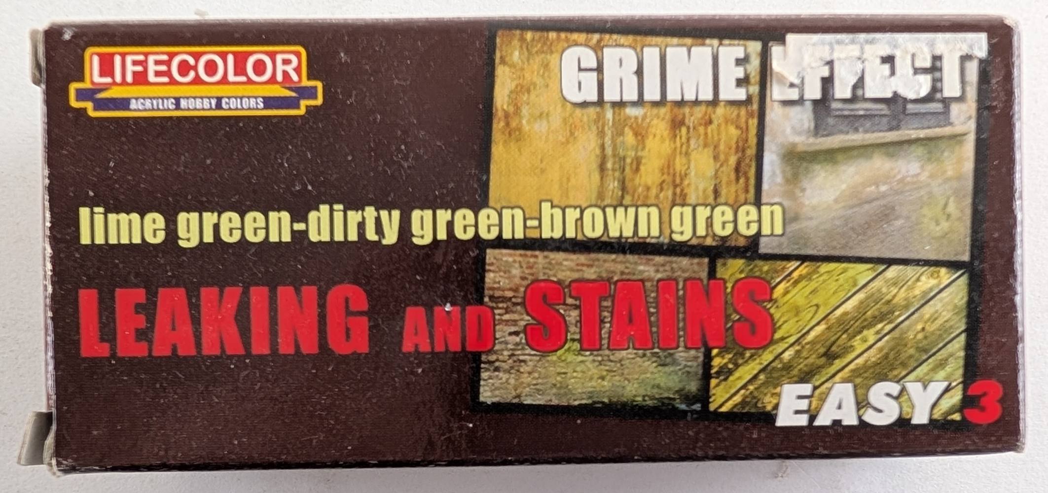 Model Paint Kits | MS11 GRIME EFFECT LIME GREEN/DIRTY GREEN/BROWN GREEN