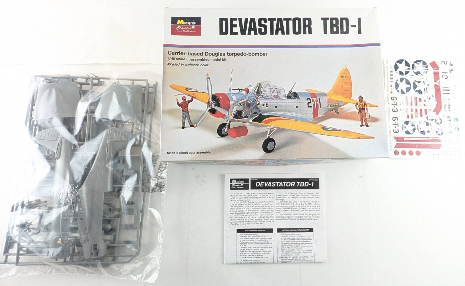 MONOGRAM 7575 DEVASTATOR TBD-I (CRACKED DECALS)