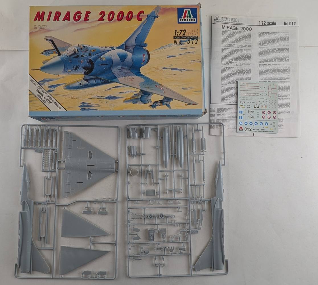 ITALERI 012 MIRAGE 2000C (NO CANOPY)