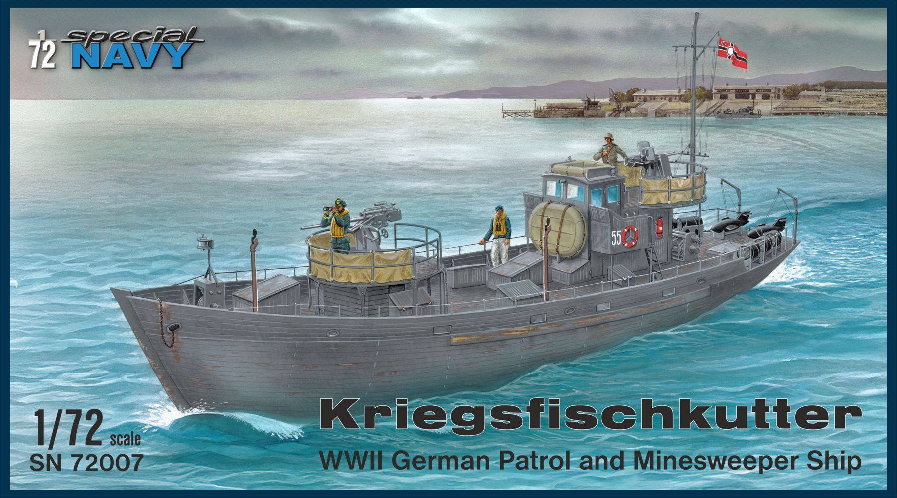 Special Navy 72007 Kfk Kriegsfischkutter Model Kit | Model Ships Kits