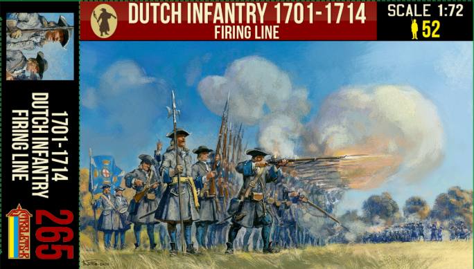Strelets 265 1701-1714 Dutch Infantry Firing Line Model Kit | Model Figures
