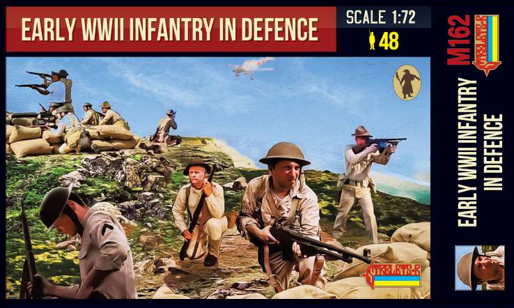Strelets M162 Early Wwii Infantry In Defence Model Kit | Model Figures