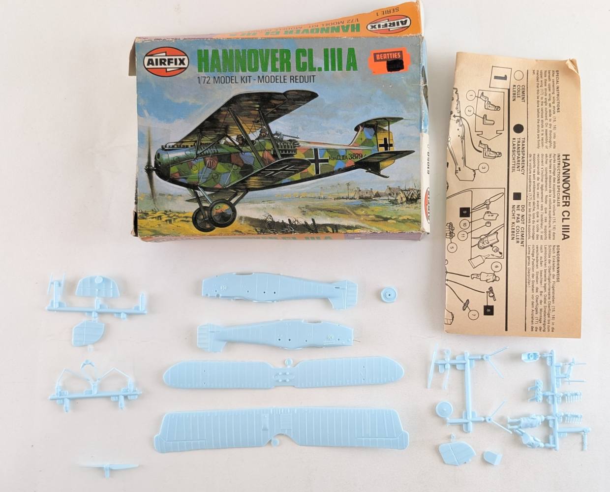 Airfix 61050 HANNOVER CL.IIIA (Incomplete + No Decals)