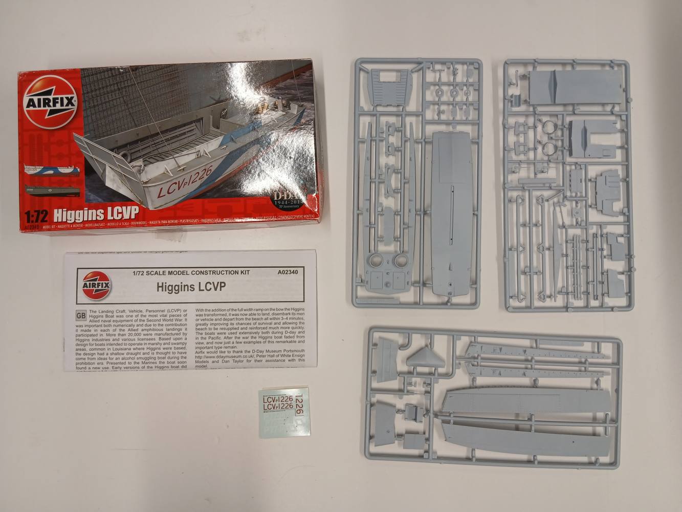 AIRFIX 02340 HIGGINS LCVP (NO TOW ROPE)