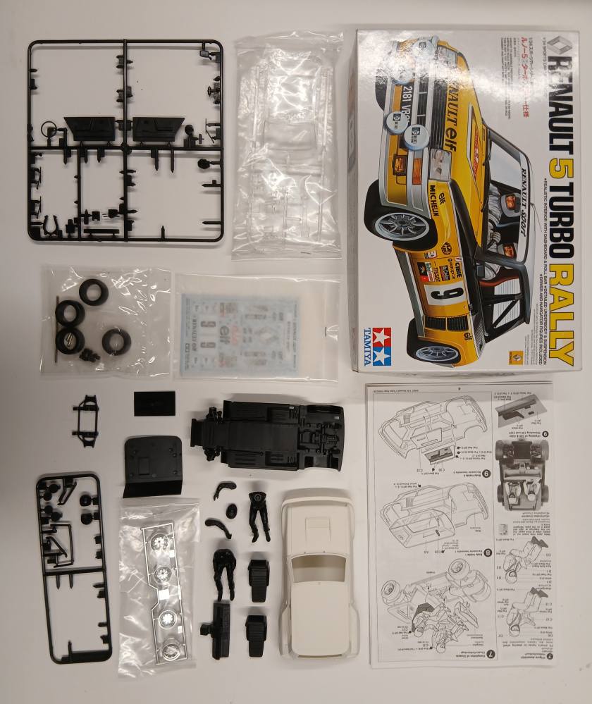 TAMIYA 24027.1800 RENAULT 5 TURBO RALLY (STARTED)