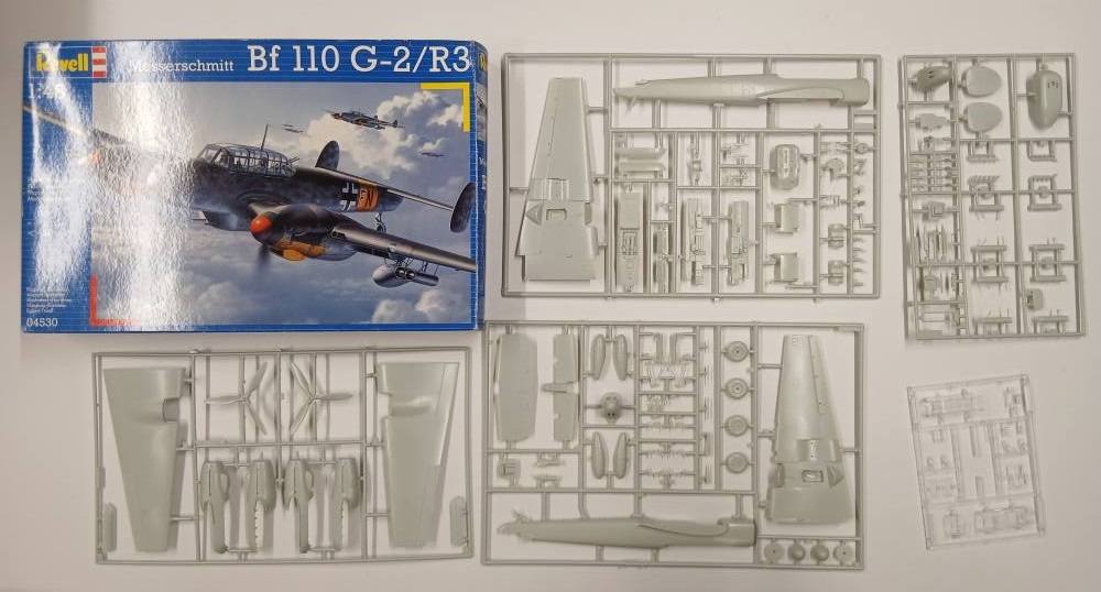 REVELL 04530 MESSERSCHMITT BF 110 G-2/R3 (INCOMPLETE)