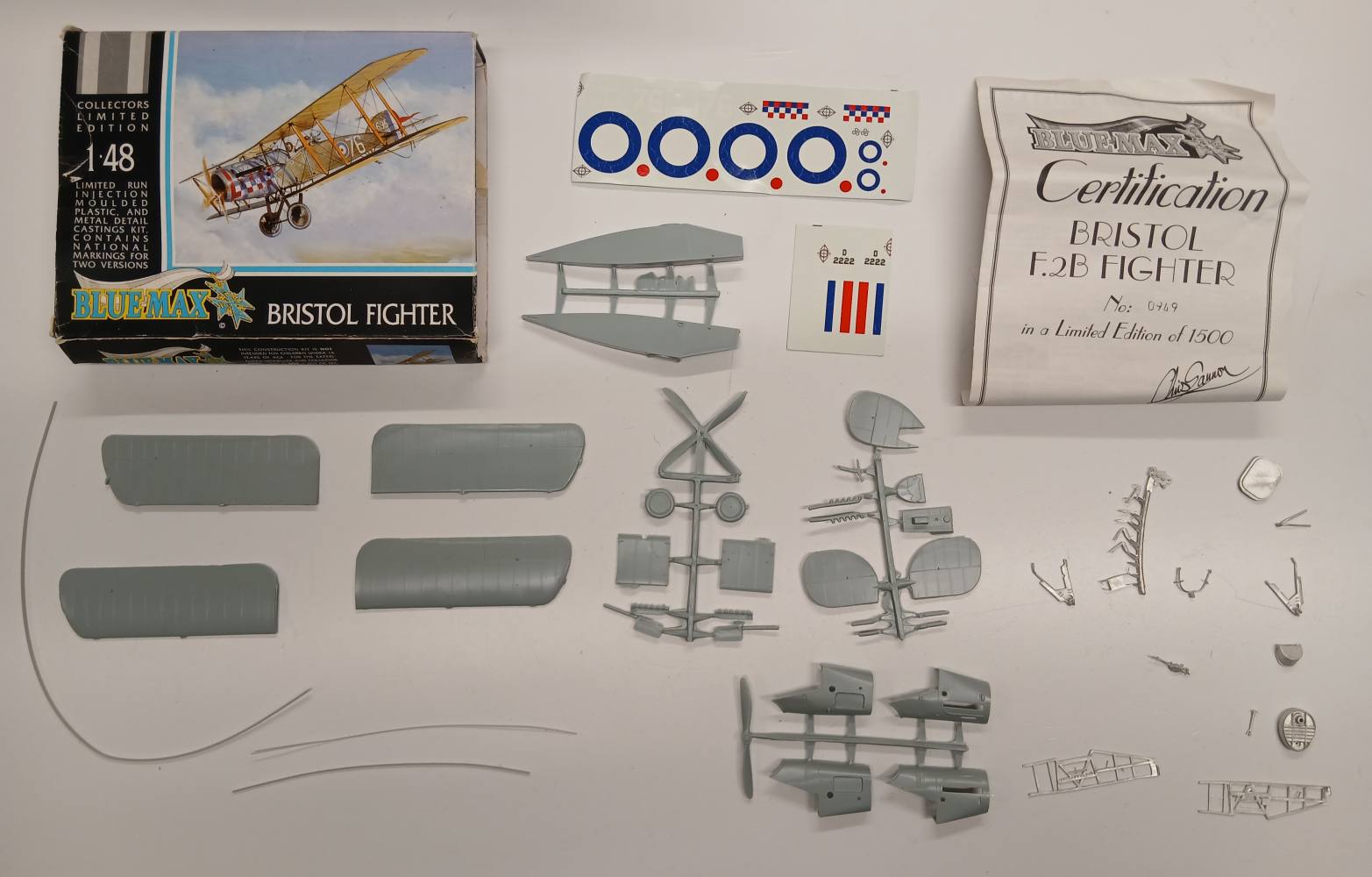 BLUEMAX BM203 BRISTOL FIGHTER (CRACKED DECALS)