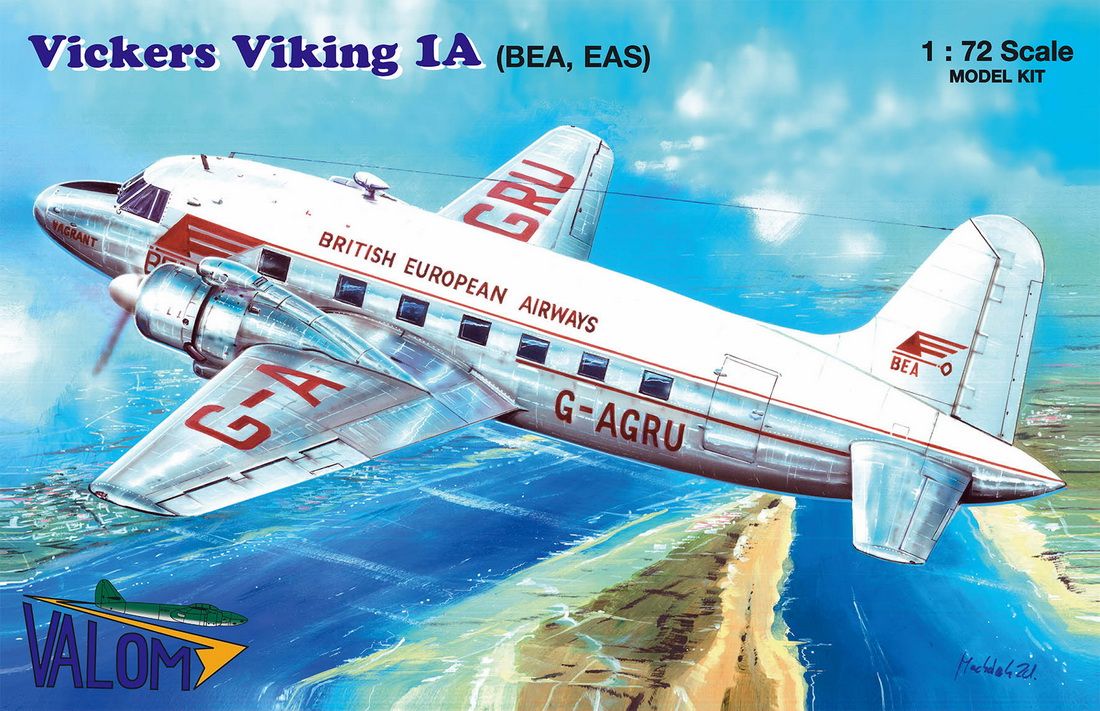 Valom 72149 Vickers Viking 1a (bea Eas) Model Kit | Aircraft Model Kits