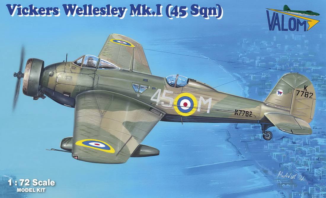 Valom 72158 Vickers Wellesley Mk.i (45 Sqn) Model Kit | Aircraft Model Kits