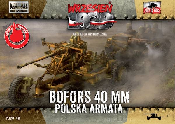 First To Fight 036 Bofors 40mm Model Kit | Military Model Kits