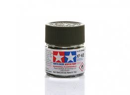 Model Paint Kits | 61762 XF-62 OLIVE DRAB ACRYLIC PAINT