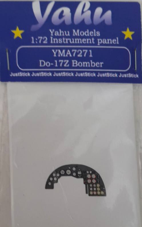 Yahu Models Yma7271 Do-17z Bomber Instrument Panel Model Kit ...