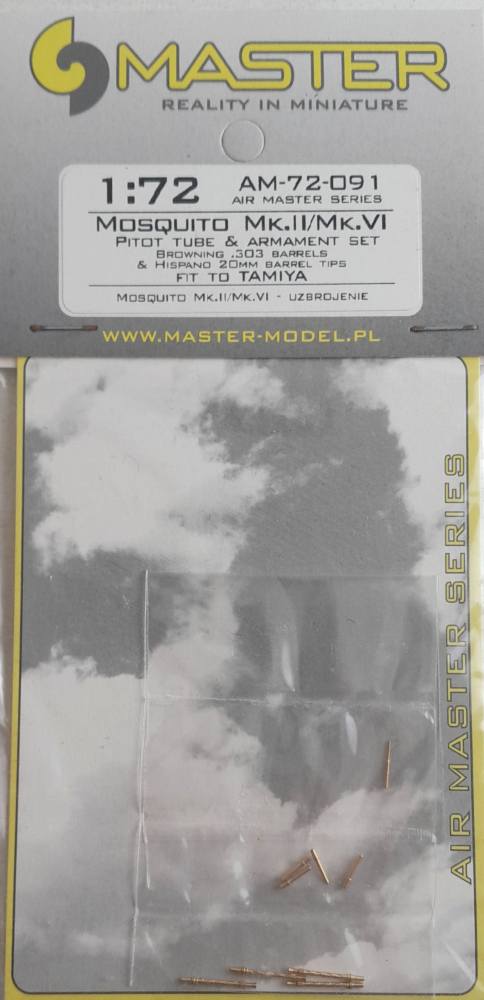AM-72-091 MOSQUITO MK.II/MK.VI PITOT TUBE & ARMAMENT SET