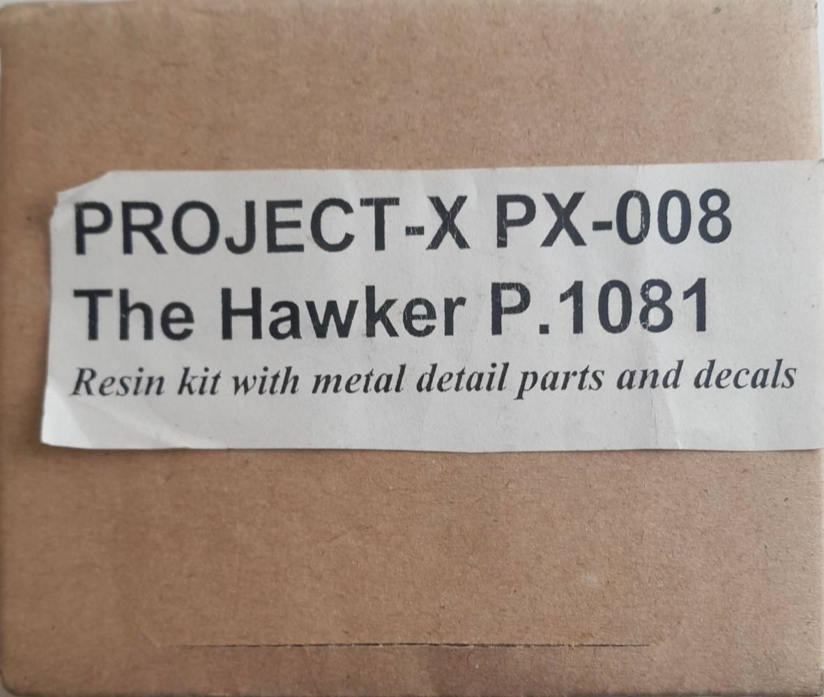PROJECT-X PX-008 THE HAWKER P.1081