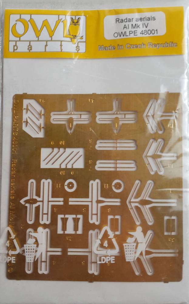 Owl Parts Owlpe 48001 Radar Aerials Ai Mk Iv Model Kit | Conversion Sets