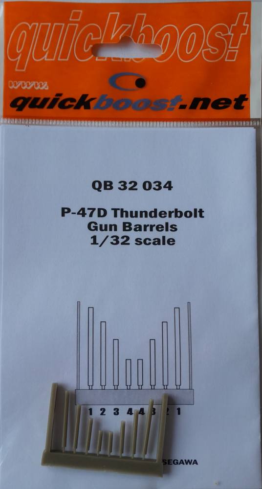 Quickboost.net Qb 32 034 P-47d Thunderbolt Gun Barrels Model Kit ...