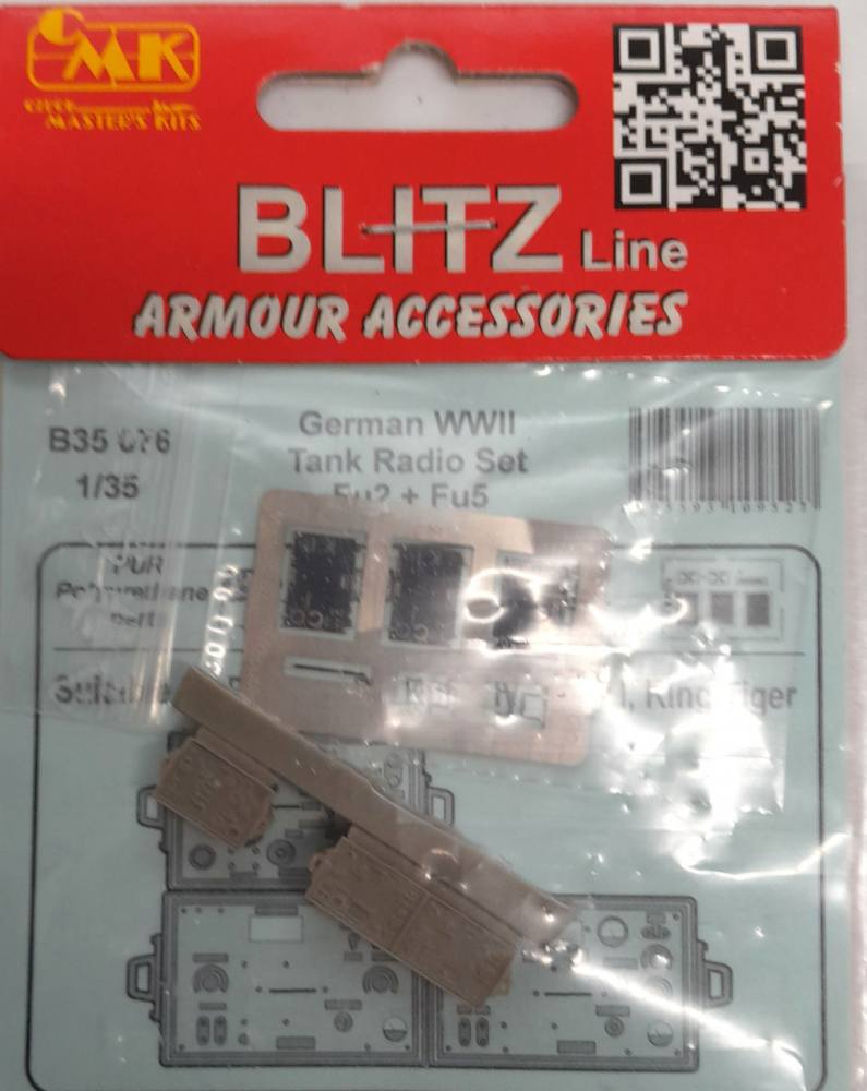 B35 076 GERMAN WWII TANK RADIO SET FU2 + FU5
