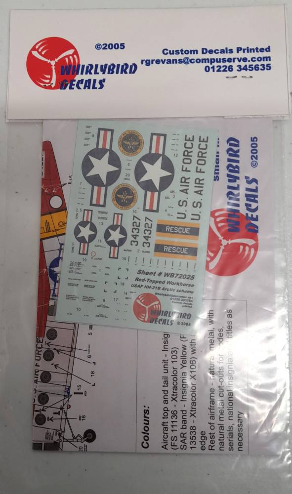 5689 WBT2025 RED-TOPPED WORKHORSE WHIRLYBIRD DECALS