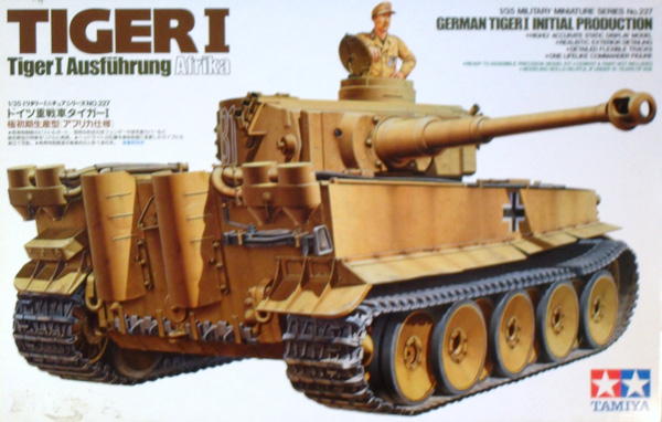 TAMIYA Models | TAMIYA 35227 TIGER I AUSFUHRUNG AFRIKA | Model Kits