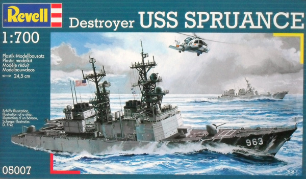 REVELL Models | REVELL 05007 DESTROYER USS SPRUANCE | Model Kits