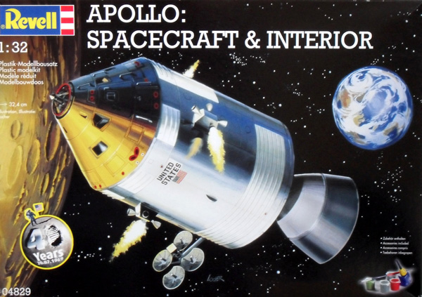 REVELL Models | REVELL 04829 APOLLO SPACECRAFT WITH INTERIOR