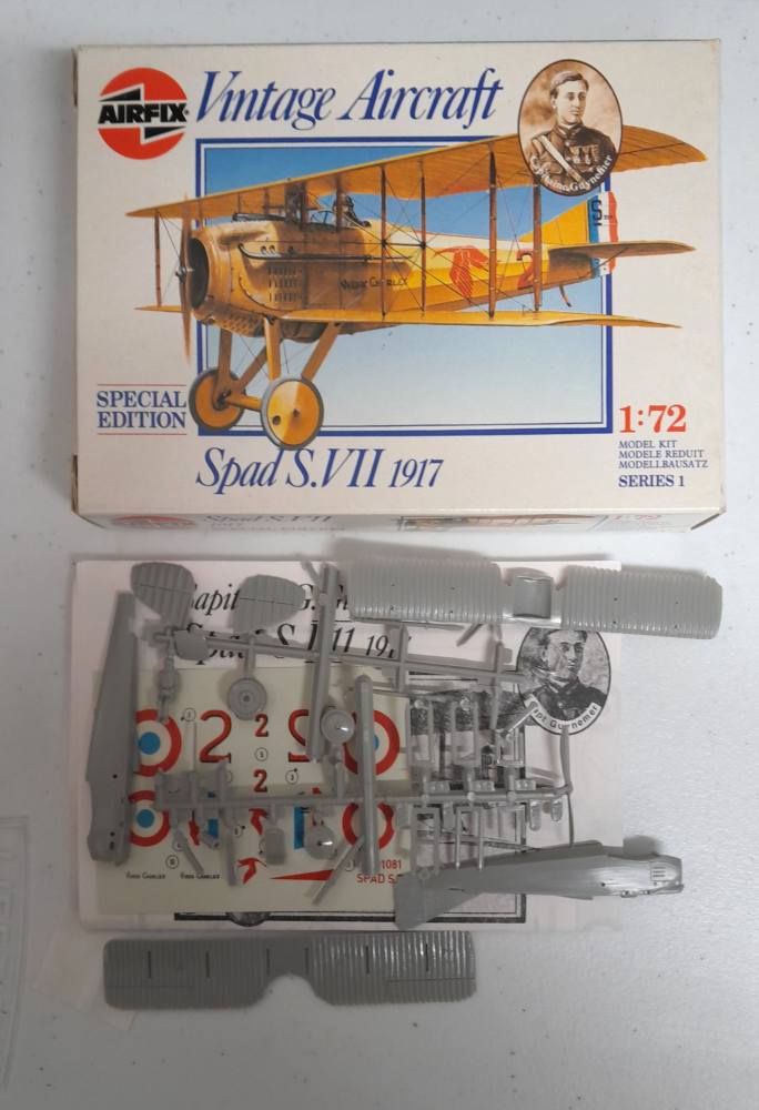 AIRFIX SPAD S.VII 1917 (BROKEN UNDER CARRIAGE) | Airfix Model Kits