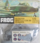 FROG 1/72 F174F GLOSTER WHITTLE E28/39 PIONEER Model Kit