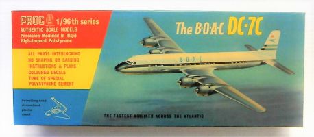 Frog 351p Boac Dc-7c Airliner Model Aircraft Kit